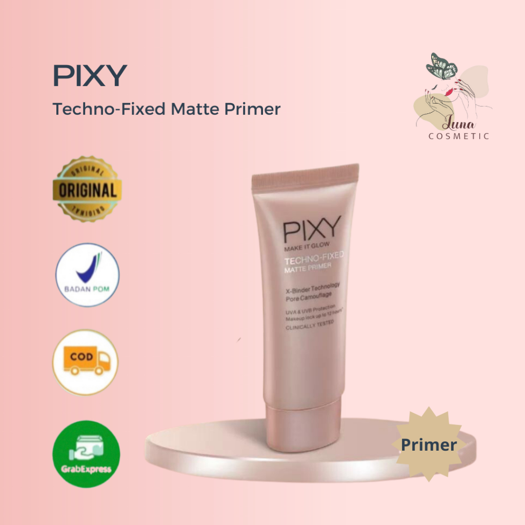 Jual Pixy Make It Glow [ TECHNO ] Fixed Matte Primer | Shopee Indonesia