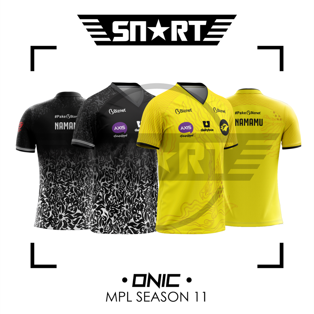 Jual Jersey Onic Esports Terbaru 2023 Pro Edition M4 Home & Away Custom ...