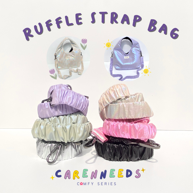 Jual Ruffle Strap Bag | Tali Tas | Shoulder Strap Bag | Shopee Indonesia