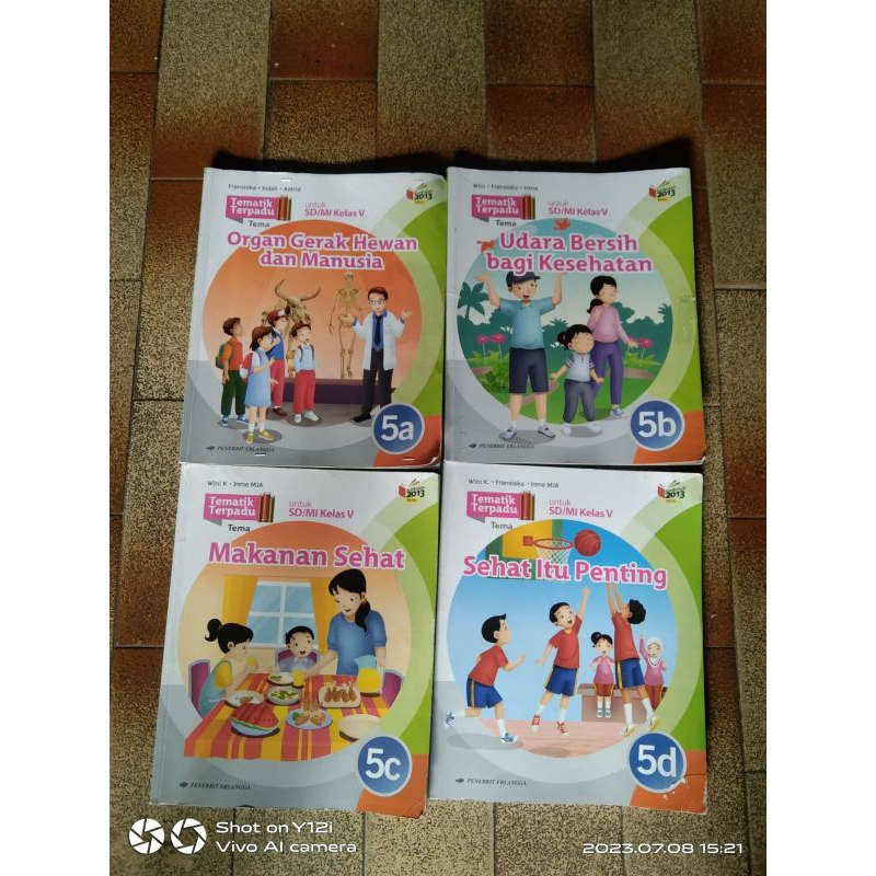 Jual Tematik Kelas 5A,5B, 5C,5D,5E, 5F , 5G,5H (BEKAS) | Shopee Indonesia