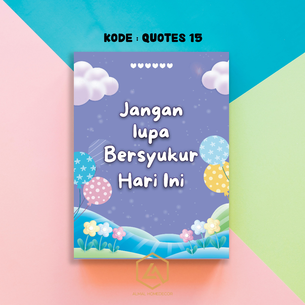 Jual Wall Decor Quotes Motivasi Untuk Anak | Shopee Indonesia