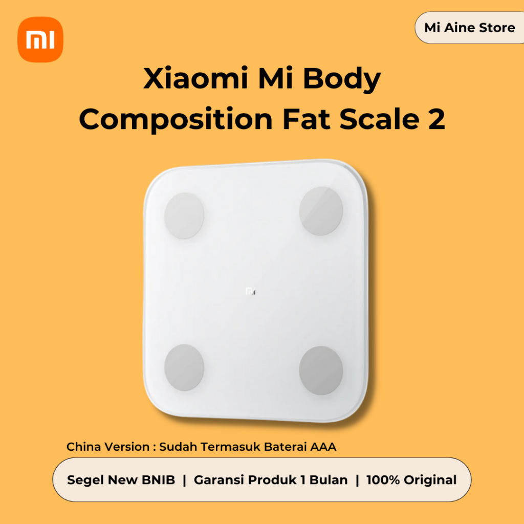 Jual Xiaomi Mi Smart Scale 2 Body Fat Composition Led Display Full ...