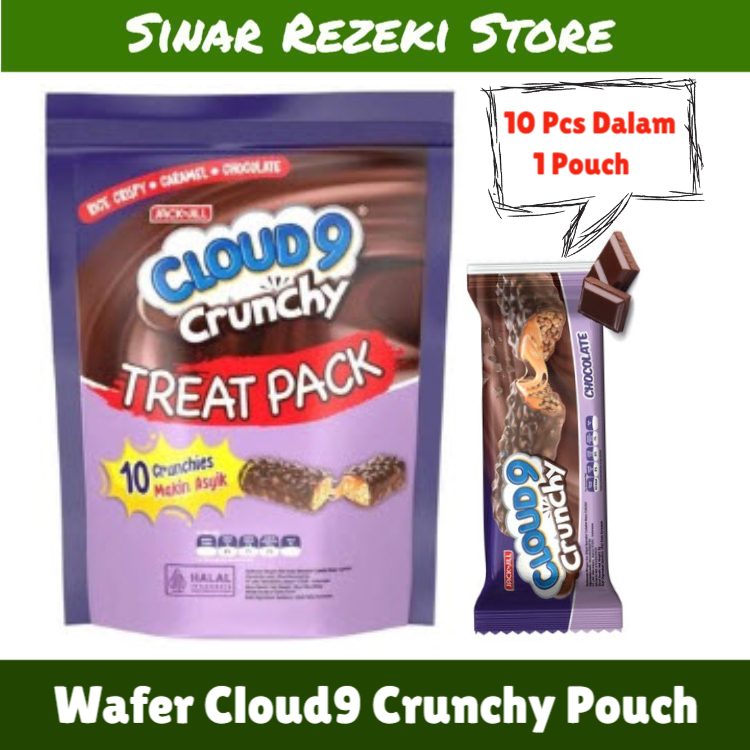 Jual jack n jill wafer cloud pouch / cloud 9 crunchy / cloud wafer crunchy / cloud9 wafer ...