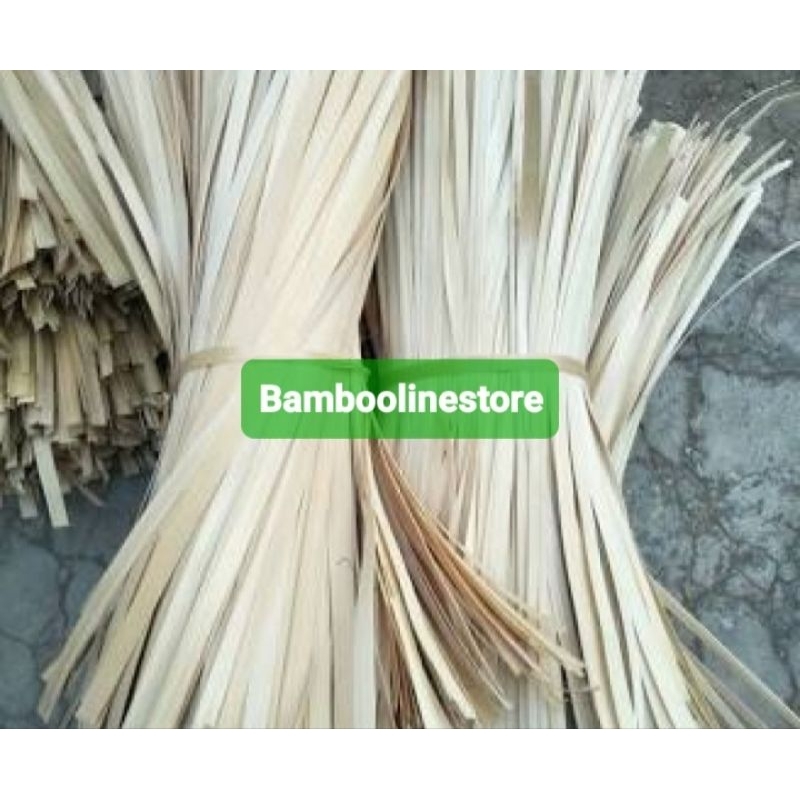Jual Iratan bambu bahan anyaman dan kerajinan P 1 meter | Shopee Indonesia