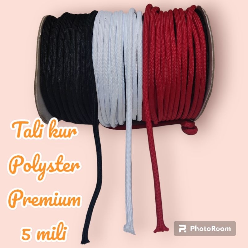 Jual tali kur polyester premium 4mm | Shopee Indonesia