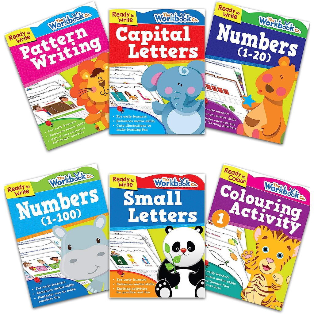 Jual Ready to Write Practice Workbooks for Kids (Capital Letters, Small ...