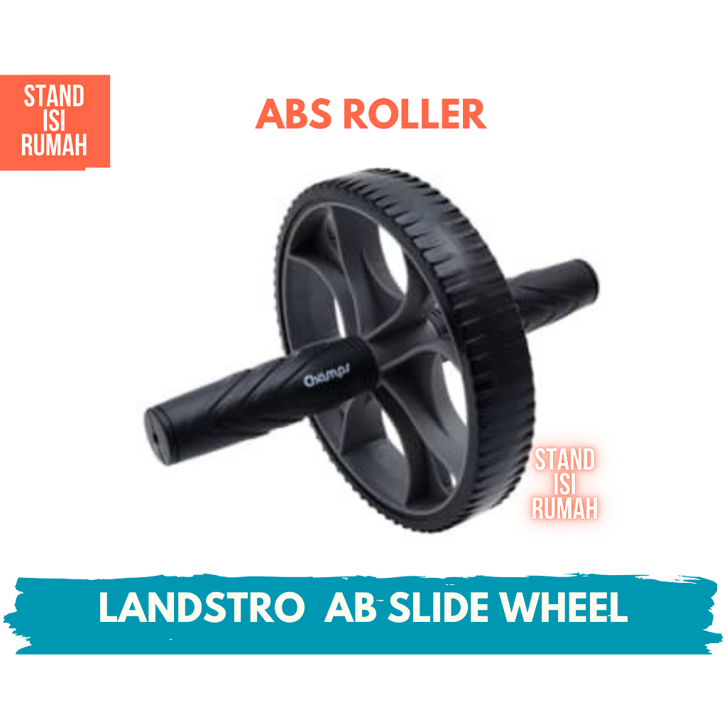 Jual Landstro Ab Slide Wheel Hitam Abs Roller Roda Fitness Training ...