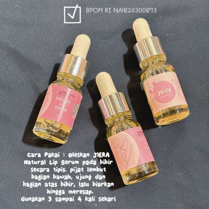 Jual JIERA Natural Lip Serum 10ml | Shopee Indonesia