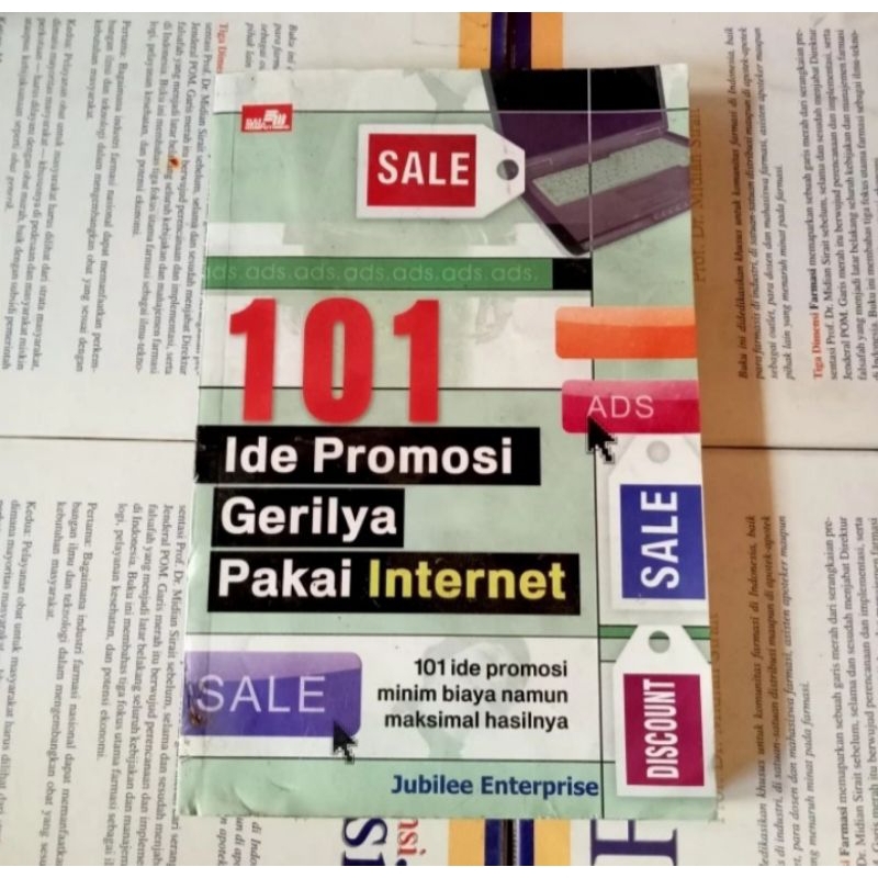 Jual BUKU 101 IDE PROMOSI GERILYA PAKAI INTERNET | Shopee Indonesia