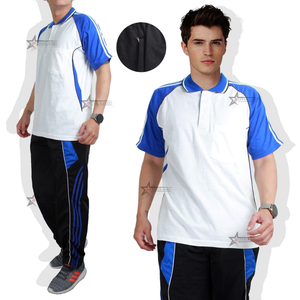 Jual Setelan Baju Olahraga Lengan Pendek / Seragam Koas Training ...