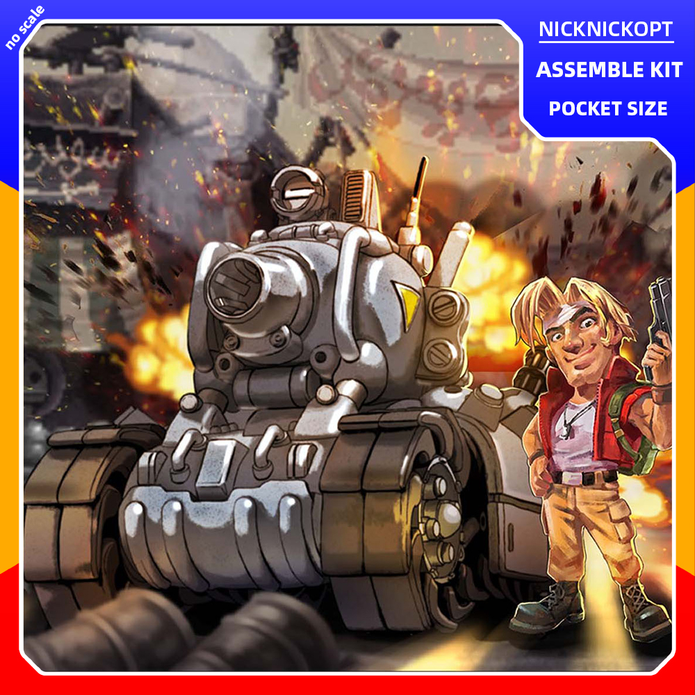 Jual Metal Slug X Assemble Vehicle Kit Skala Pocket Size Model Kit ...