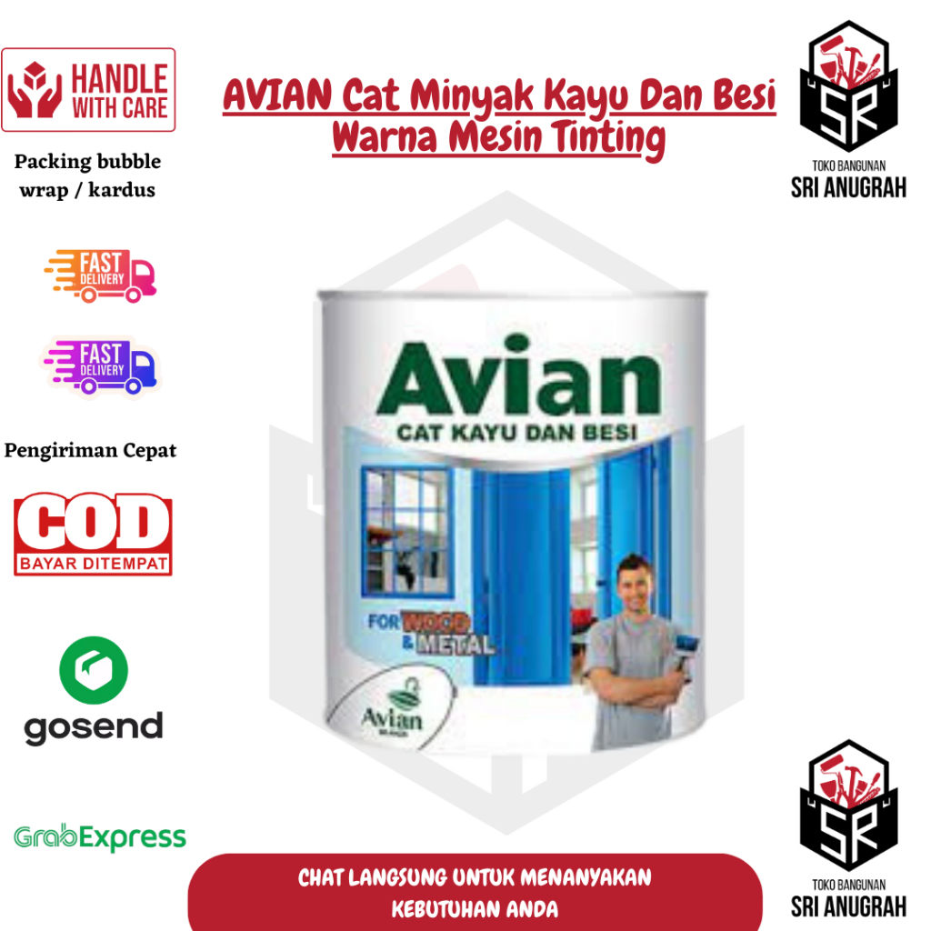 Jual AVIAN Cat Kayu & Besi Warna Mesin Tinting katalog 1 | Shopee Indonesia