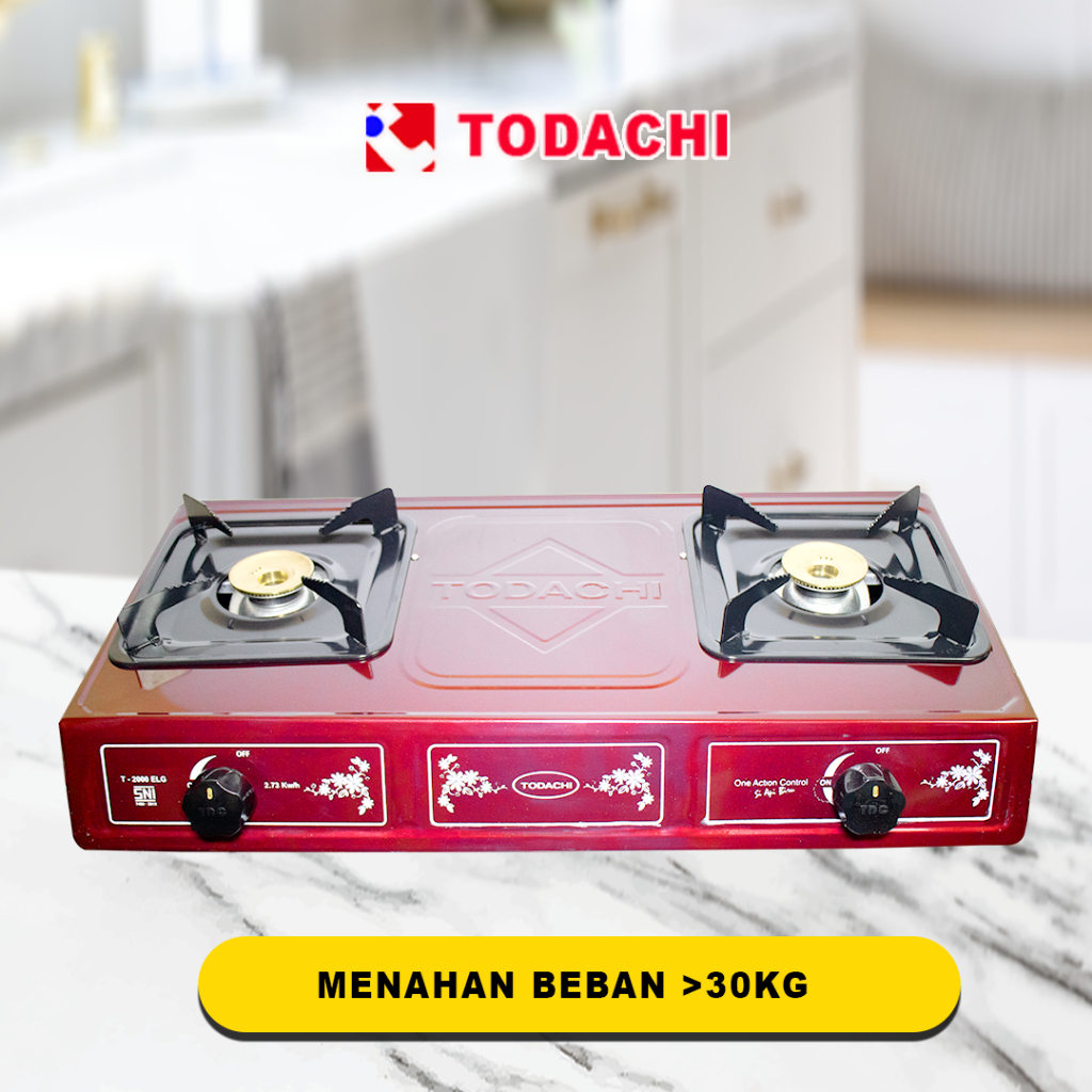 Jual Todachi Kompor Gas 2 Tungku T-2000 ELG Gas LPG Gas Alam LNG ...