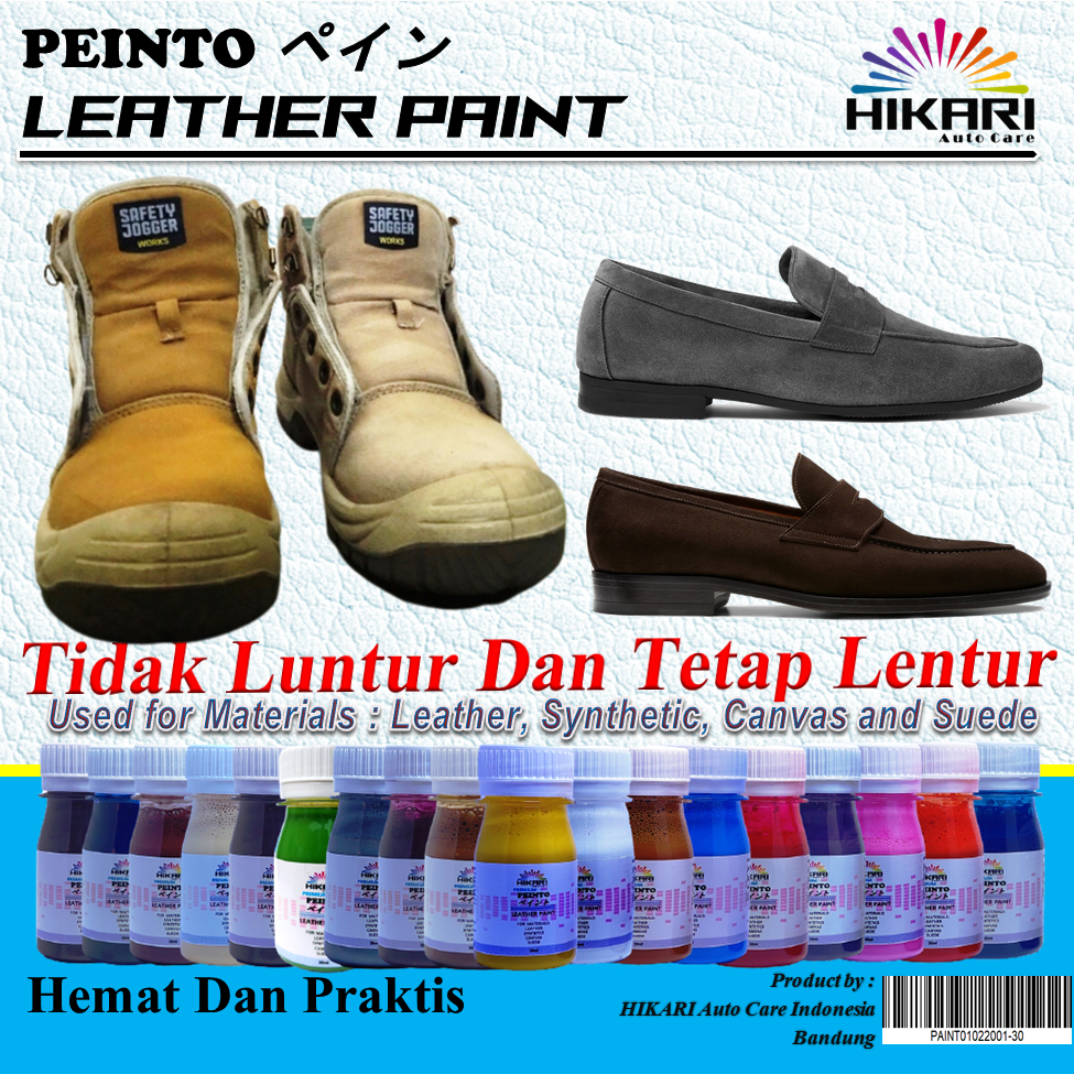 Jual Cat Sepatu & Tas Kulit Leather Paint Rubber Cat Midsole Boost Cat ...
