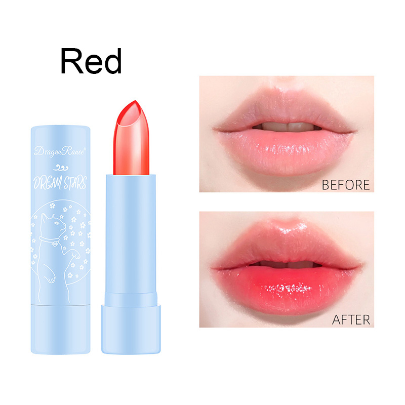 Jual COD&Ready Lipstick Jelly Transparant Moisturizing Lipstik Bunga ...