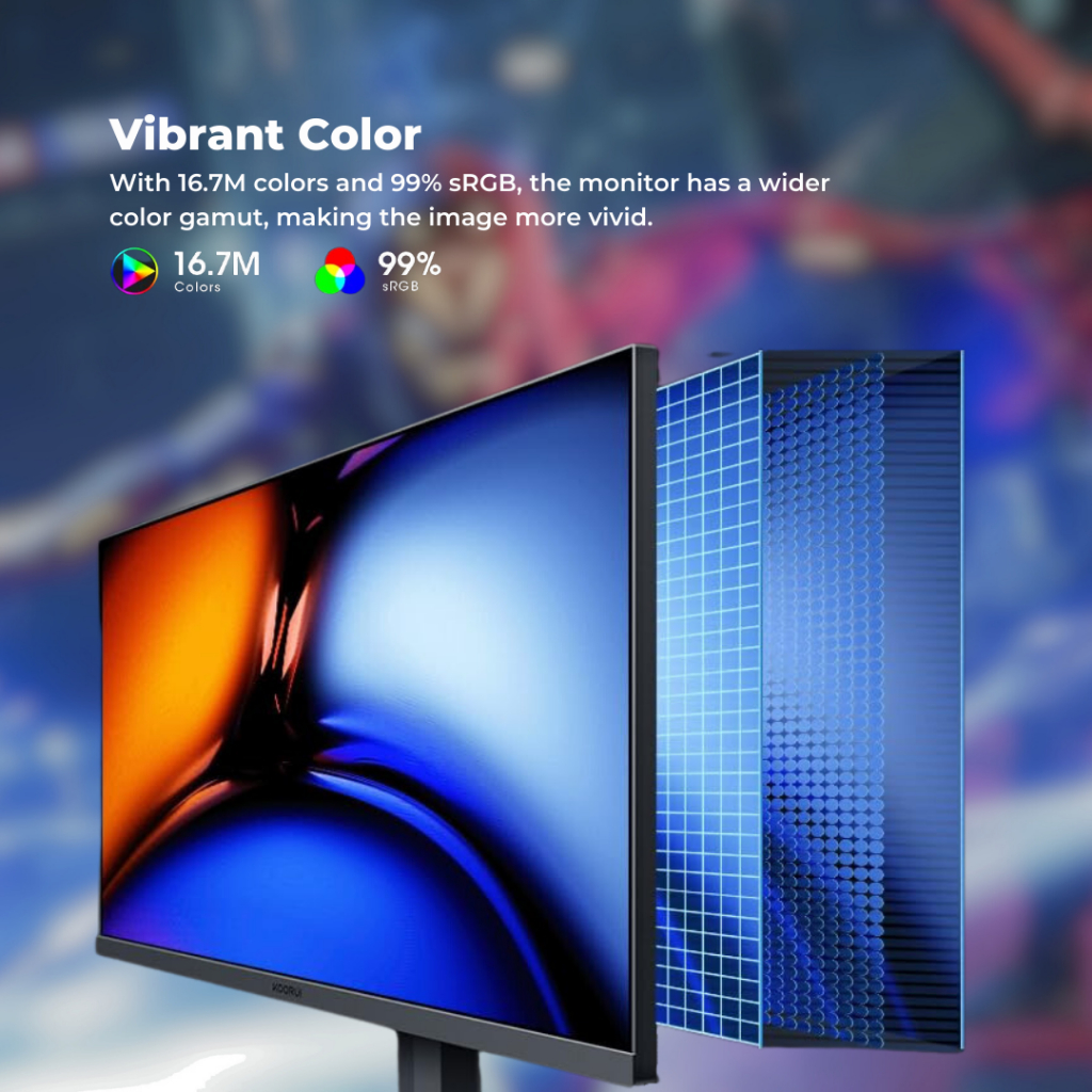 Jual KOORUI 24E3 24 inch FHD GAMING MONITOR 165Hz 1ms GTG IPS PANEL ...