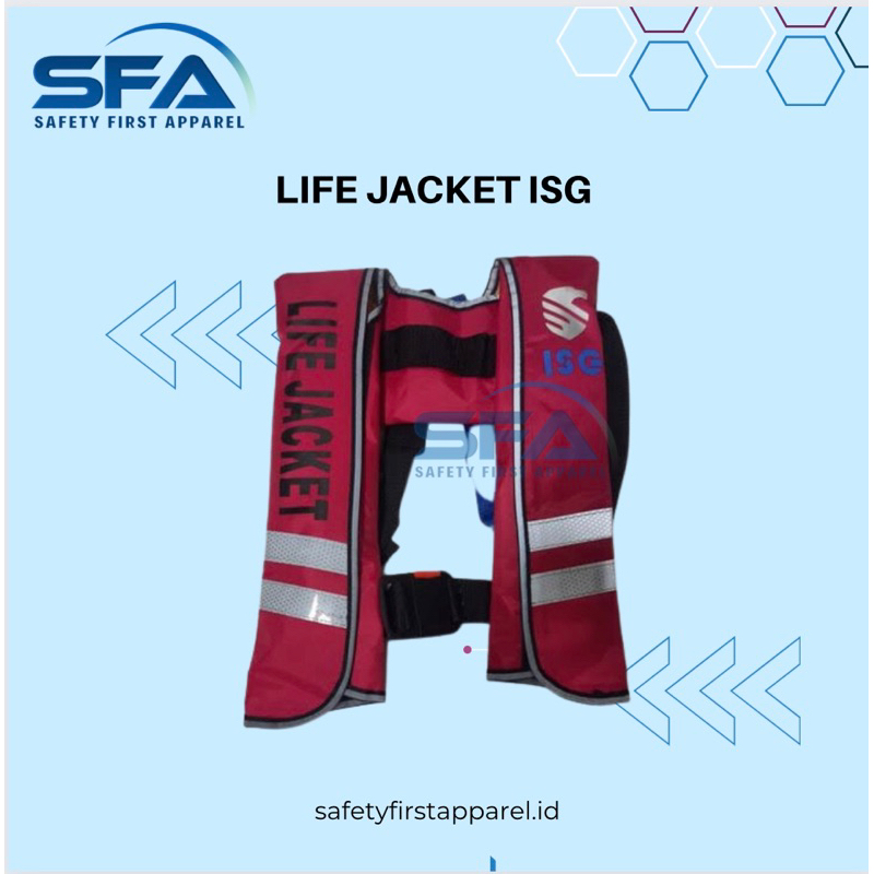 Jual LIFE JACKET ISG ORIGINAL / PELAMPUNG | Shopee Indonesia
