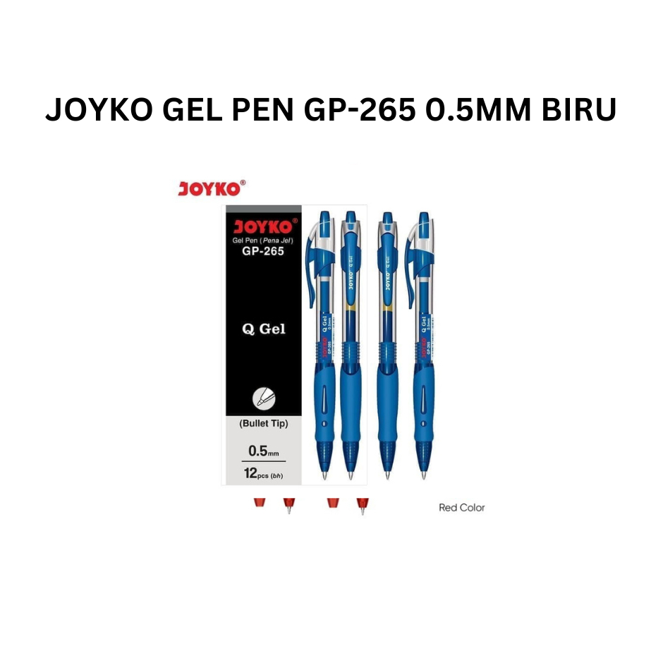 Jual Joyko GP-265 Gel Pen - Pulpen Pena Bulpen - Pulpen Joyko GP-265 Q Gel 0.5 mm / Joyko Q Gel ...