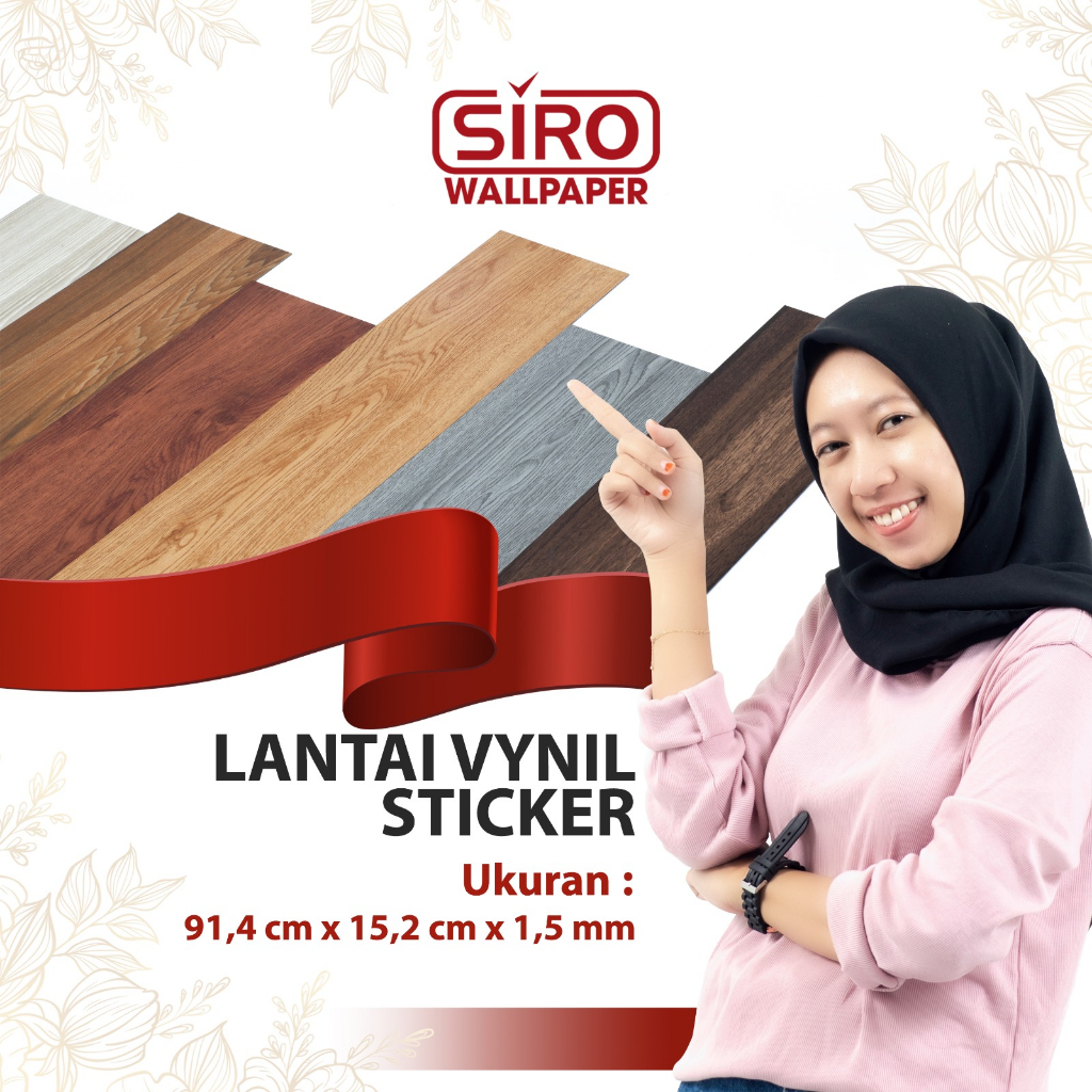 Jual LANTAI VYNIL STICKER LANTAI MOTIF KAYU VYNIL FLOOR | Shopee Indonesia
