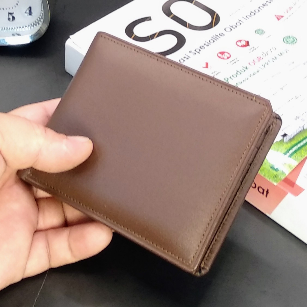 Jual Dompet kulit pria asli original branded model standar | Shopee ...
