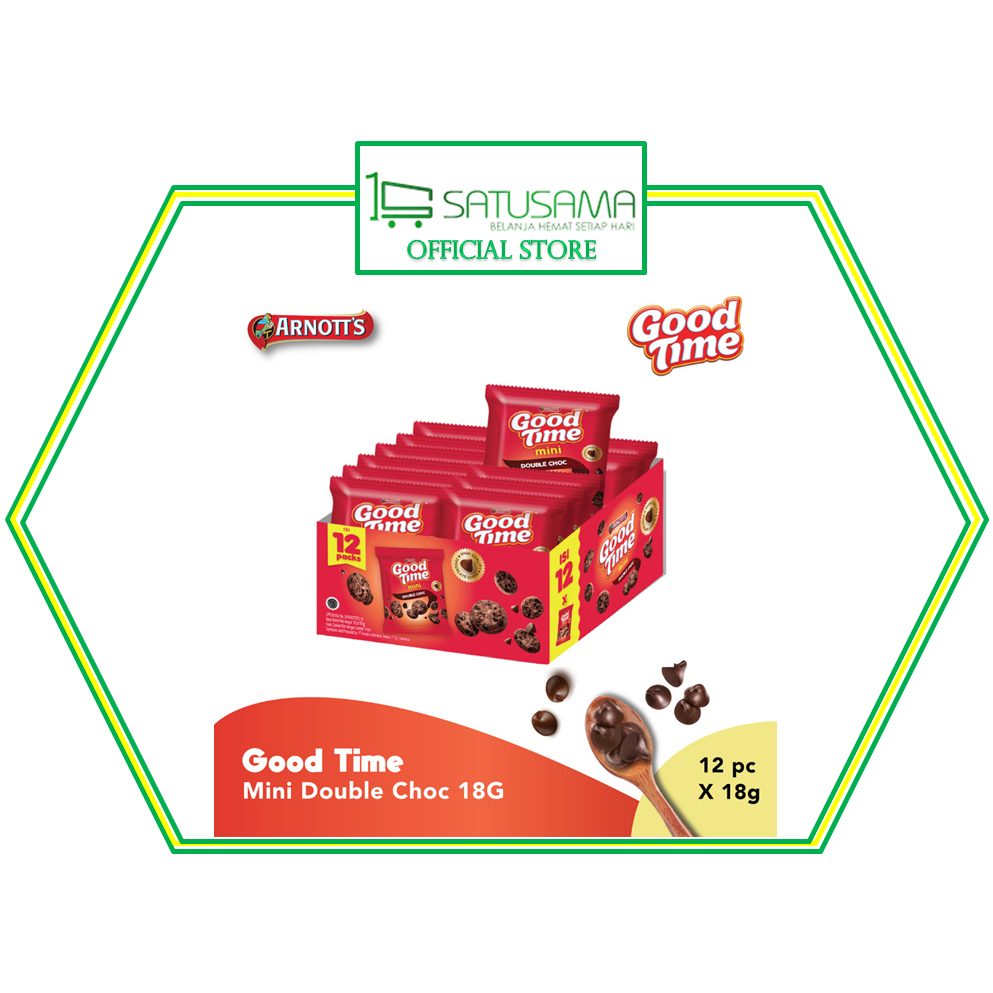 Jual GOOD TIME MINI DOUBLE CHOC 12*18 G | Shopee Indonesia