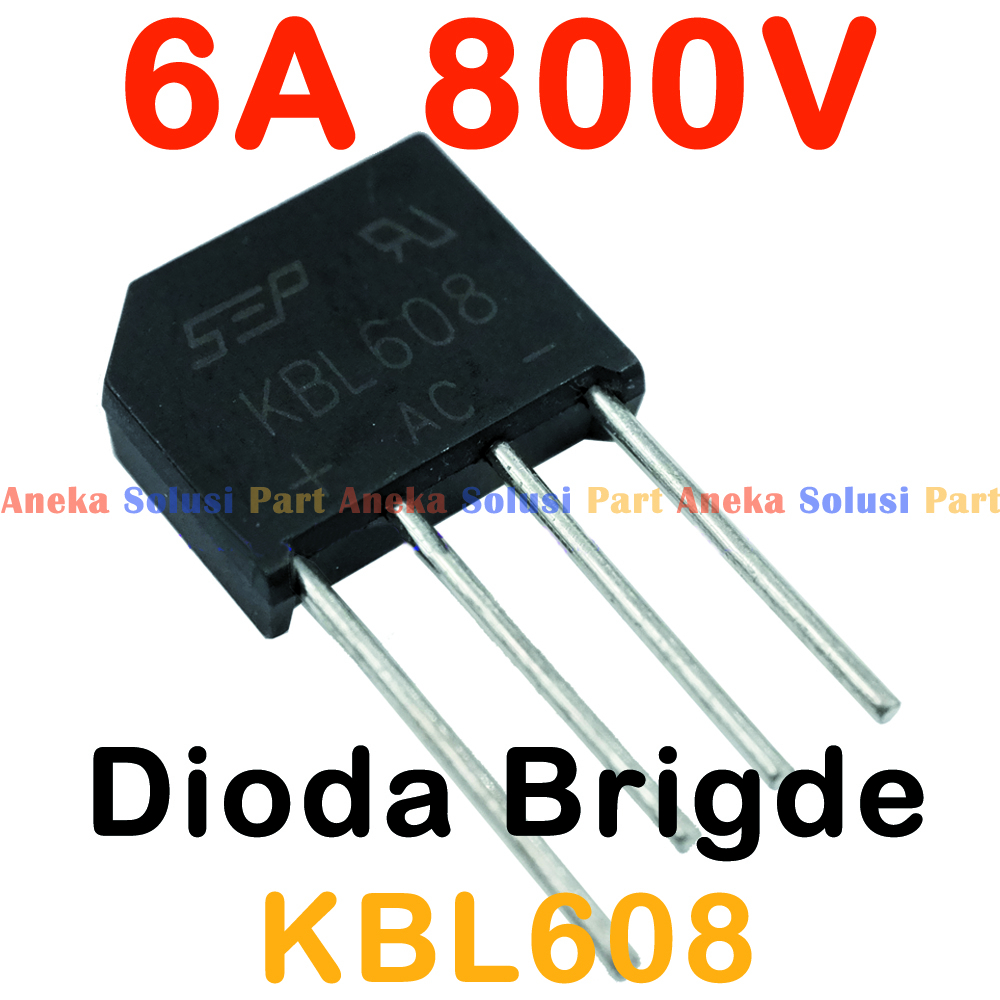 Jual Dioda Sisir Jembatan KBL608 6A 800V Bridge Rectifier Rangkaian 4 ...