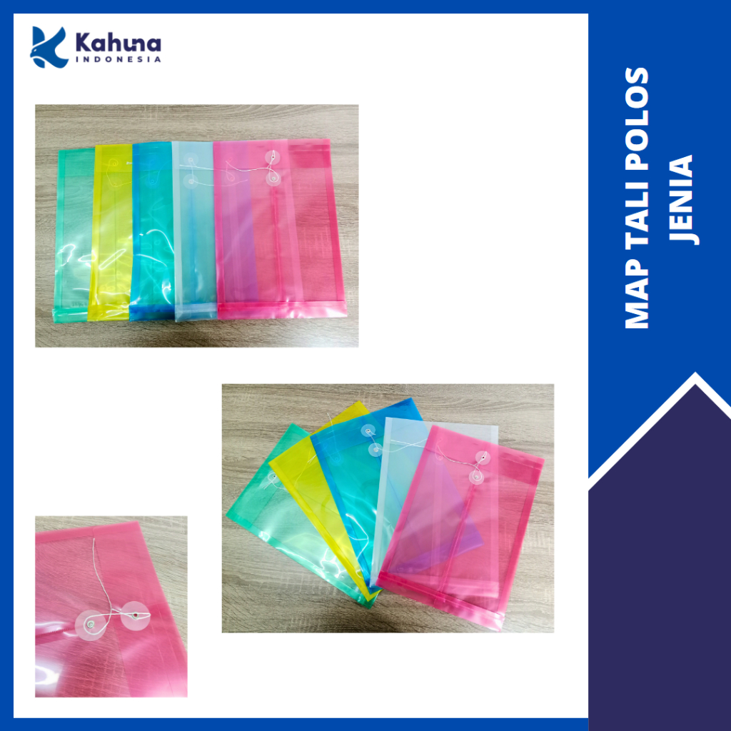 Jual MAP TALI POLOS / MAP PLASTIK F4 JENIA 12 PCS (1PACK) | Shopee Indonesia