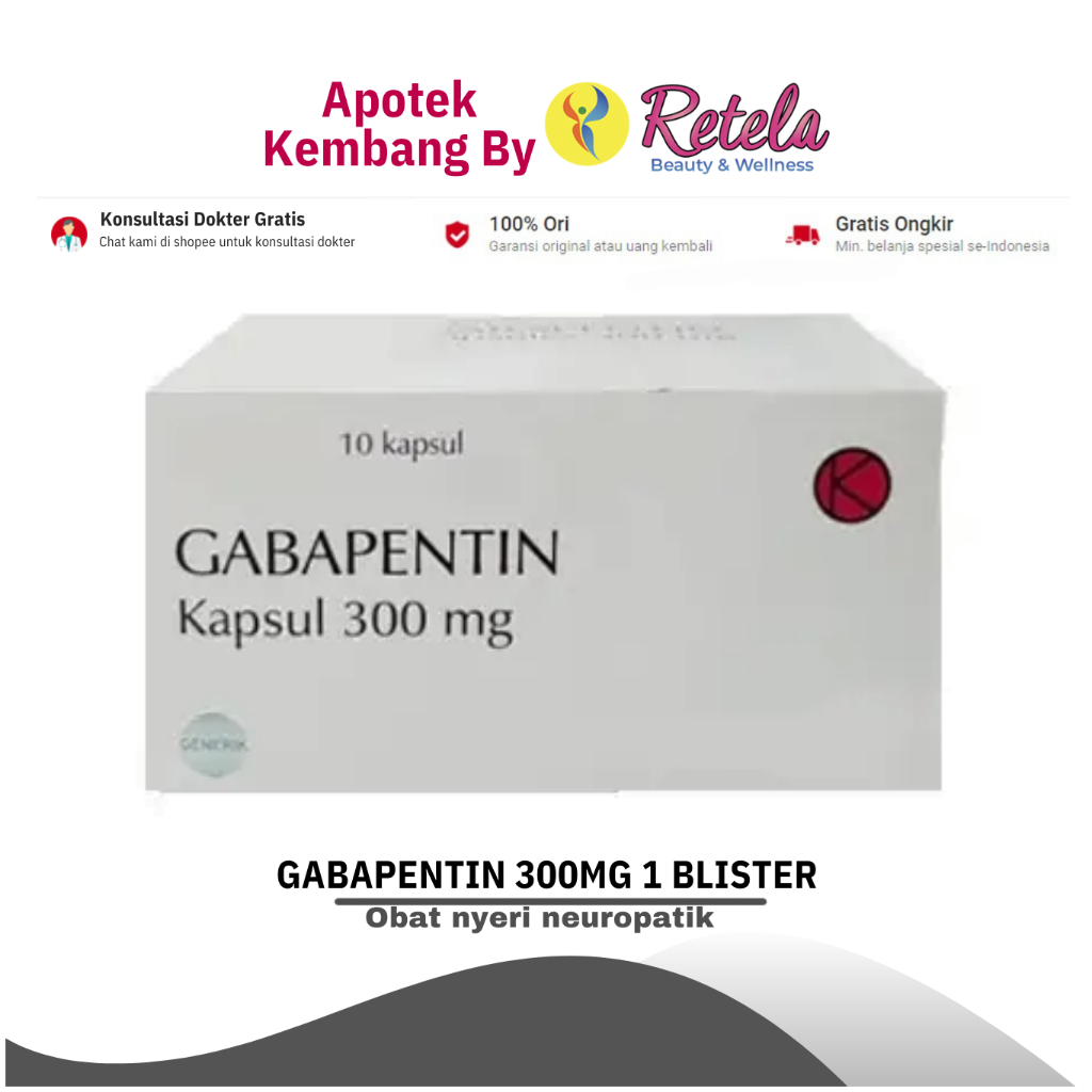 Jual Gabapentin 300MG 1 Blister 10 Capsul NOVELL | Shopee Indonesia