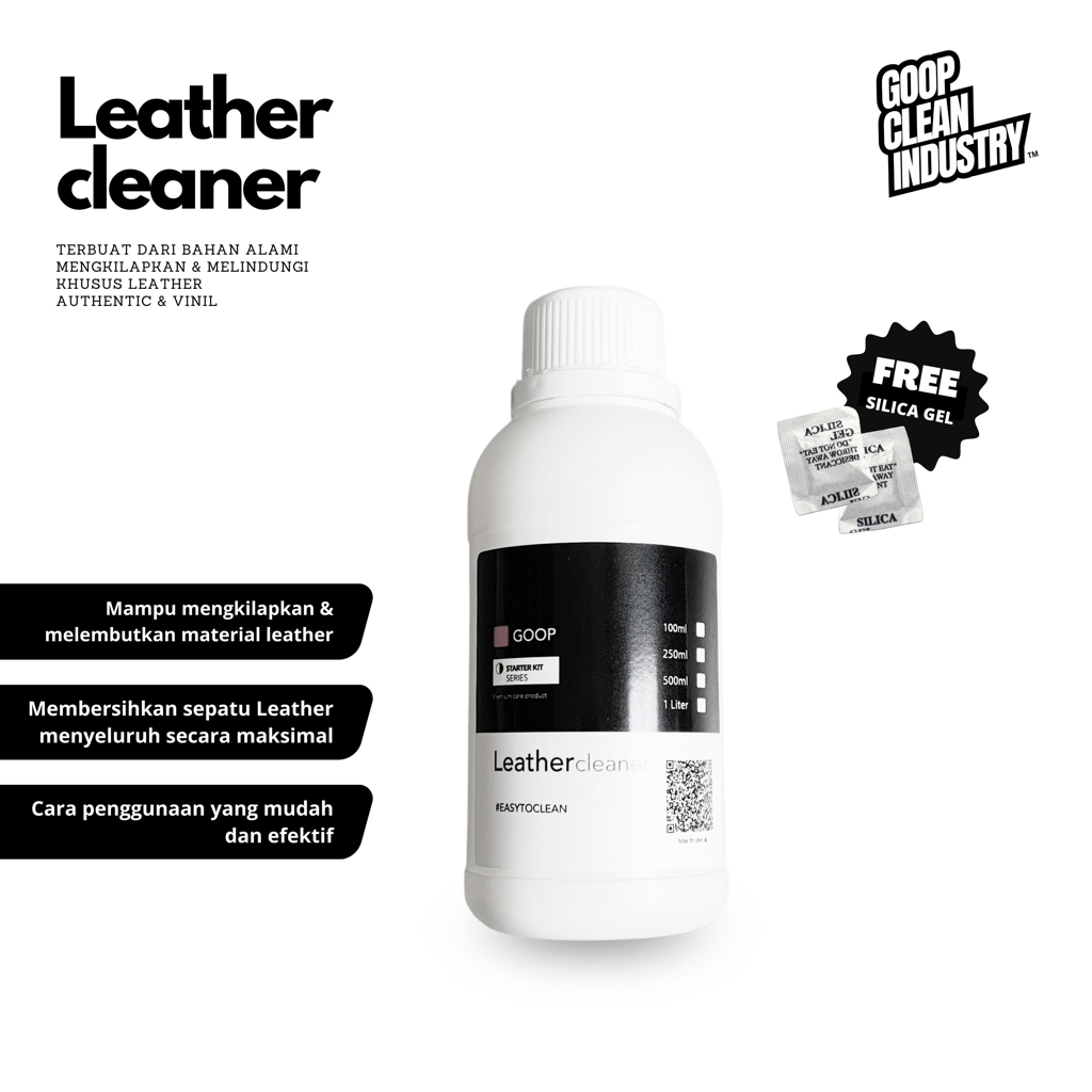 Jual GOOP LEATHER CLEANER 250ml Pembersih sepatu Leather Authentic ...