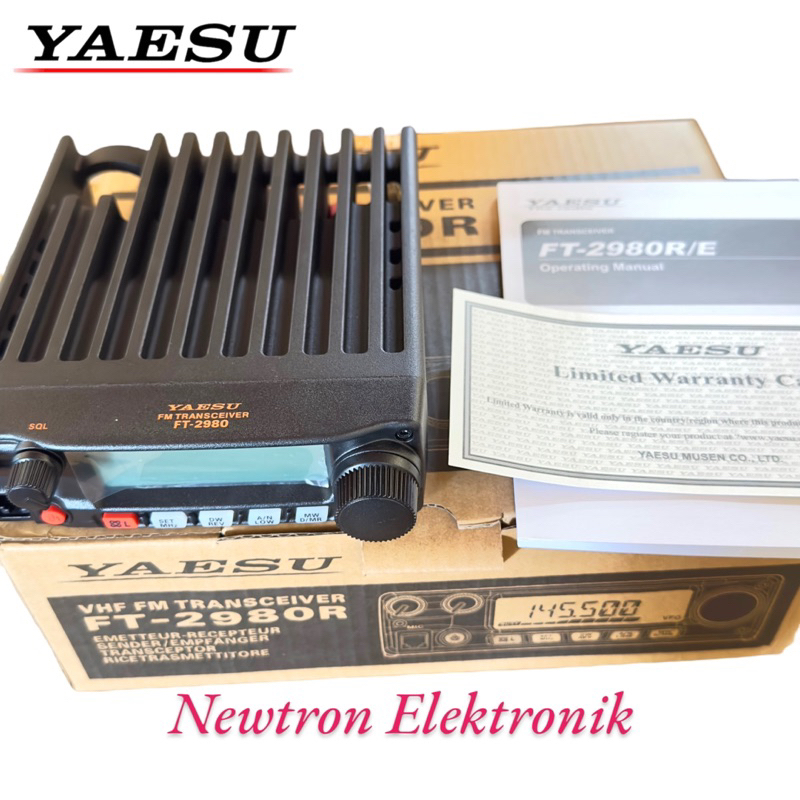 Jual Rig Yaesu FT-2980R FT2980 VHF Radio Mobile Yaesu Musen FT2980R | Shopee Indonesia
