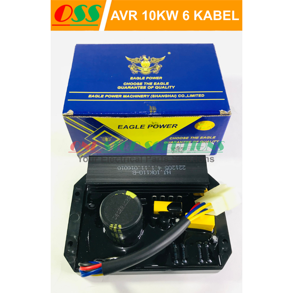 Jual AVR GENERATOR 10KW 1 PHASE 6 KABEL YC12000-032 AVR GENSET | Shopee ...