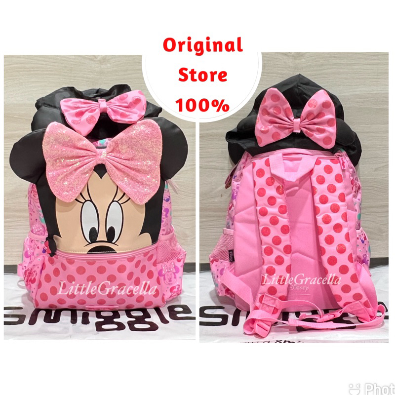 Jual SMIGGLE BACKPACK MINNIE MOUSE ORIGINAL STORE 100% | Shopee Indonesia