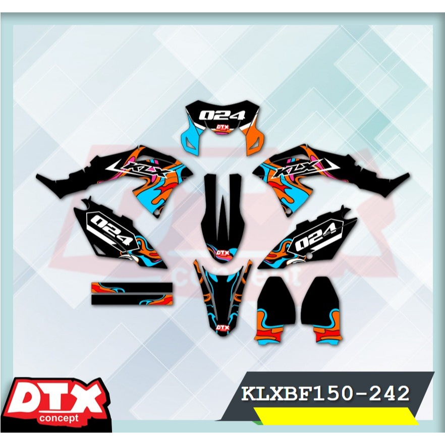 Jual decal klx bf150 full body decal klx bf150 decal klx bf150 ...