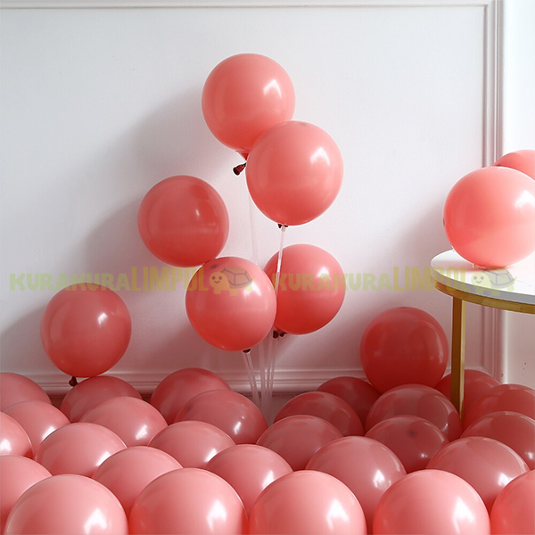 Jual Balon Latex Retro 12 Inci Warna Vintage 12 Inch Eceran | Shopee ...