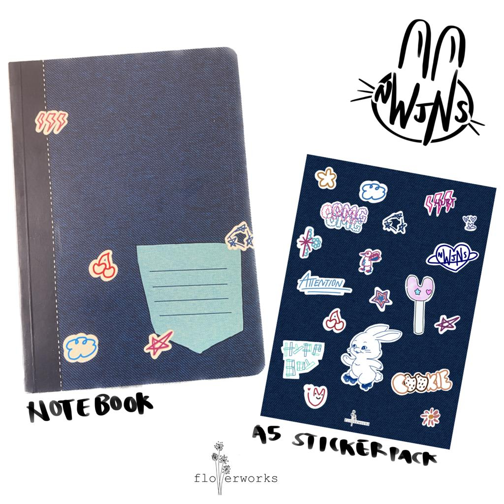 Jual nwjns: Notebook Stickerpack Newjeans Flowerworks | Shopee Indonesia