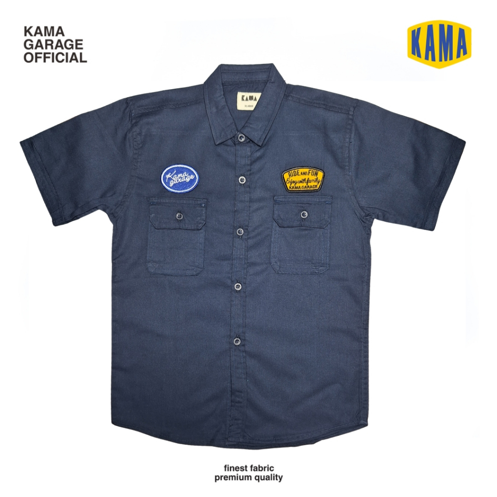 Jual KAMA GARAGE Workshirt - Kemeja Kerja Anak - Baju Bengkel Anak ...