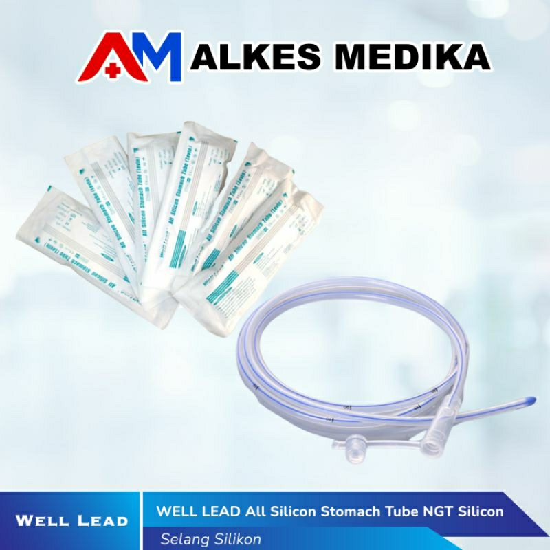 Jual WELL LEAD NGT All Silicon Stomach Tube / WELLLEAD NGT Silicon No ...