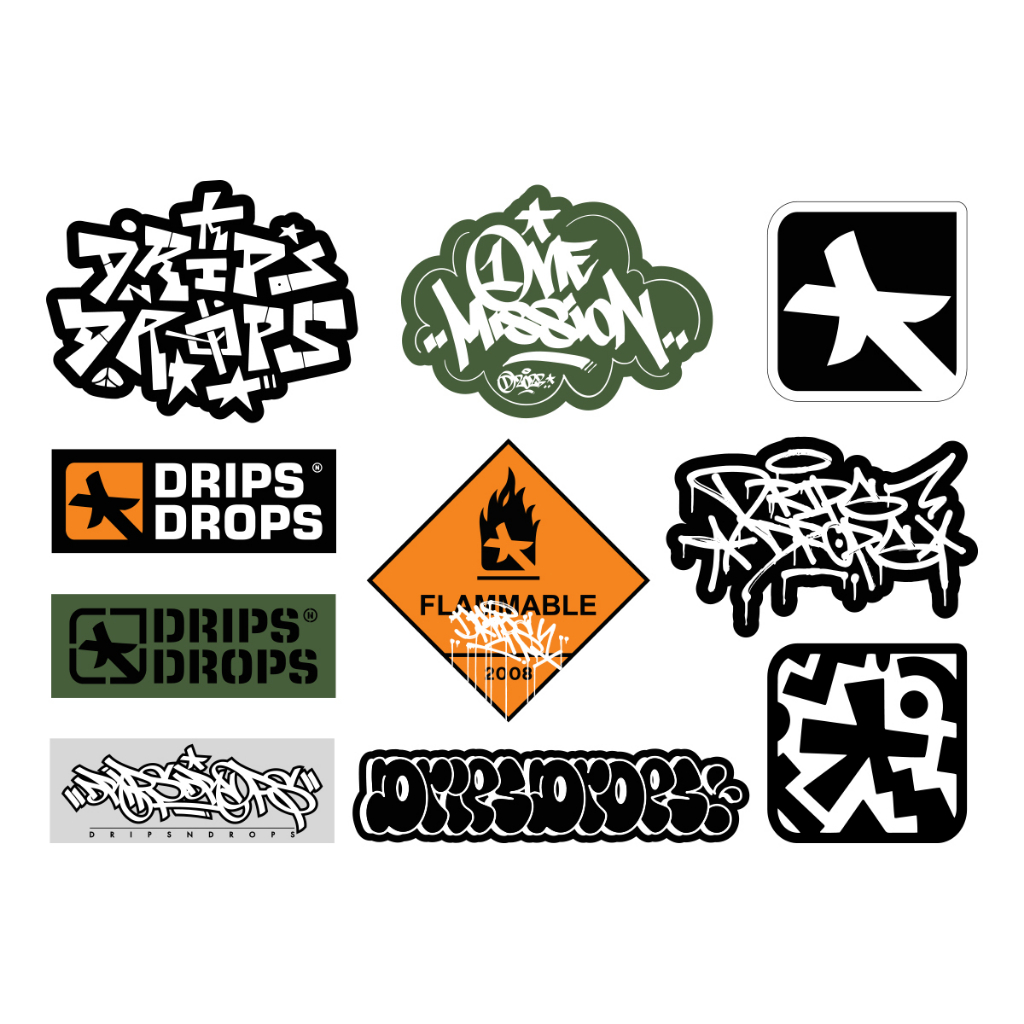 Jual Dripsndrops Sticker Pack Alpha Star | Shopee Indonesia