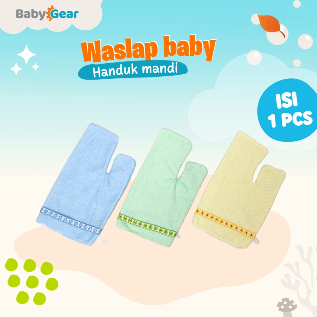 Jual Waslap Bayi Handuk - Lap Mandi Bayi Bentuk Jari | Shopee Indonesia