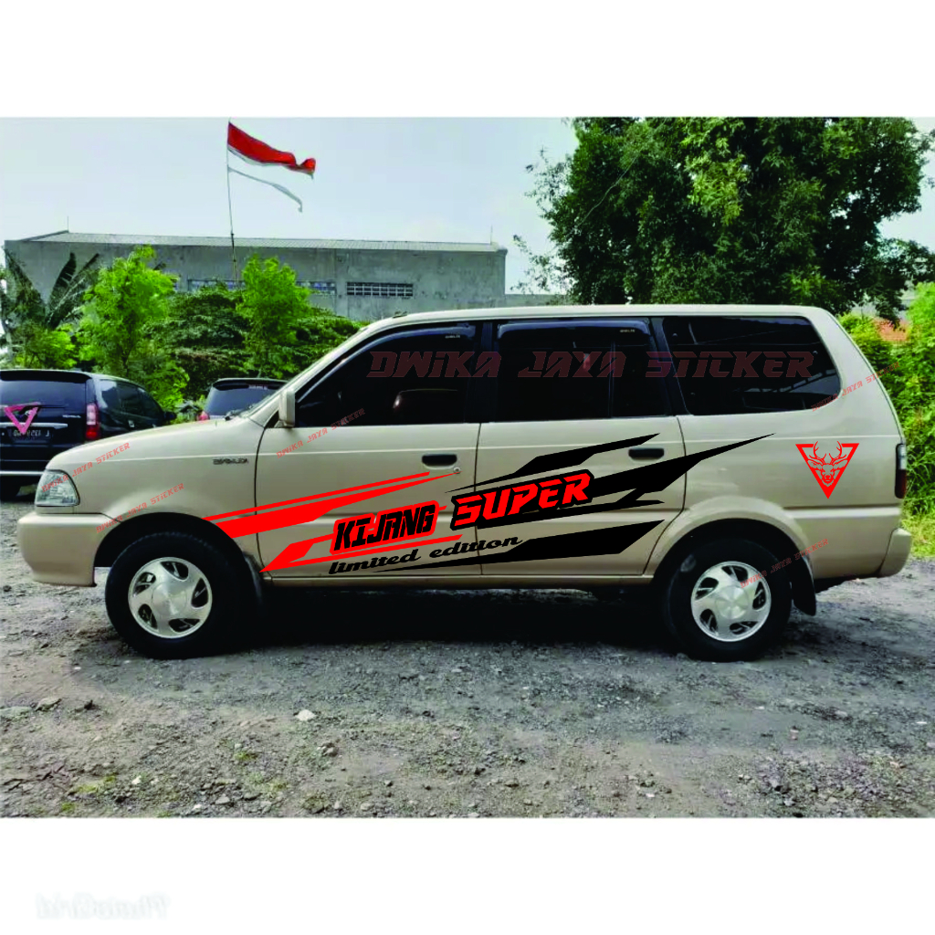Jual Stiker kijang super LONG/SHORT Sticker mobil kijang super Stiker ...