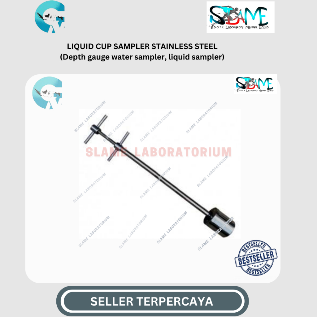 Jual LIQUID CUP SAMPLER STAINLESS STEEL (Depth gauge water sampler ...
