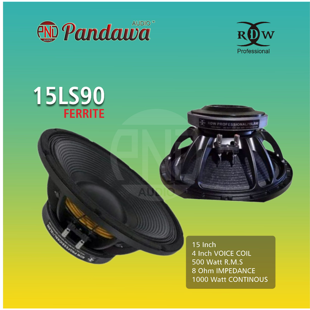 Jual Speaker RDW 15LS90 / 15 Inch RDW Speaker / LS90 | Shopee Indonesia