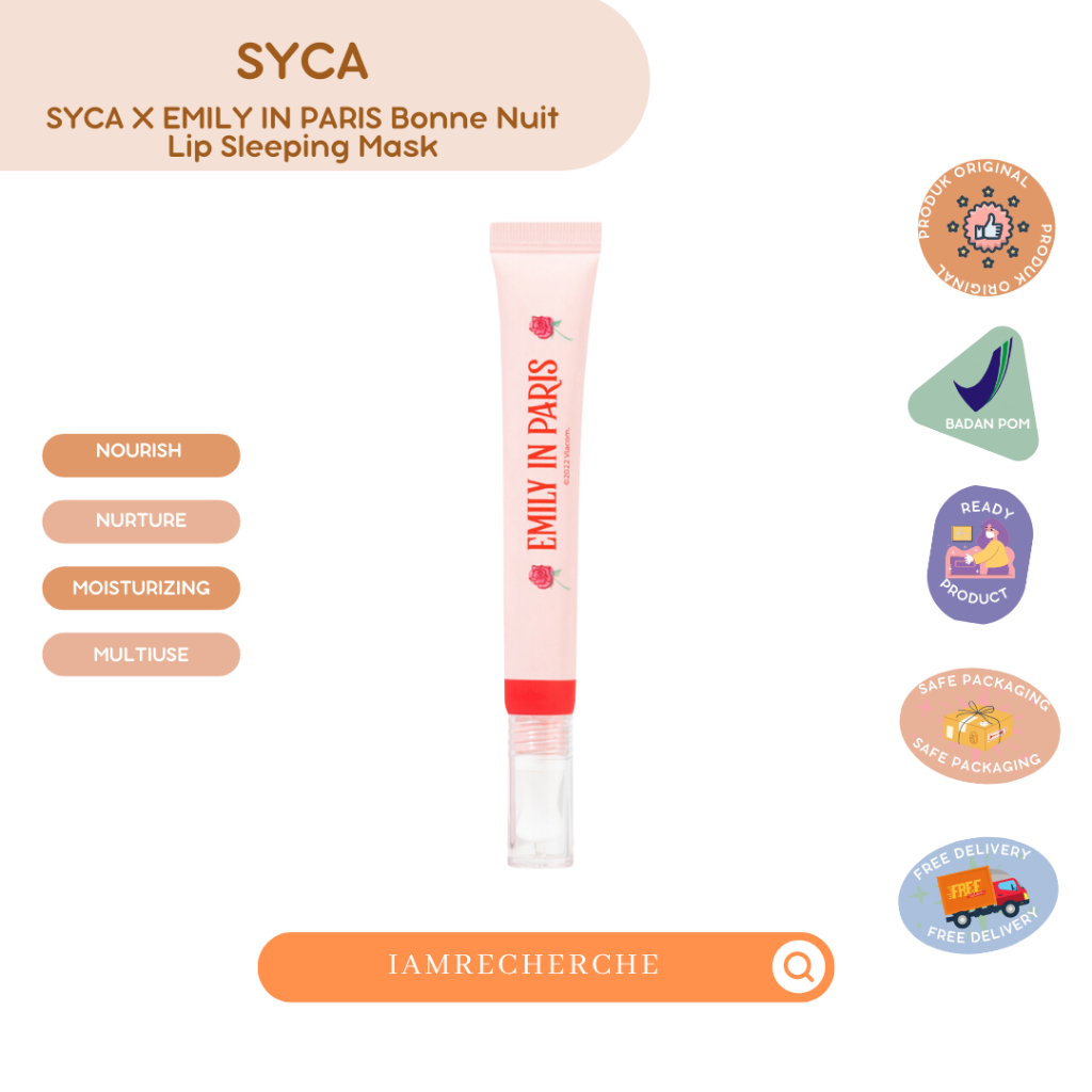 Jual SYCA X EMILY IN PARIS Bonne Nuit Lip Sleeping Mask | Shopee Indonesia