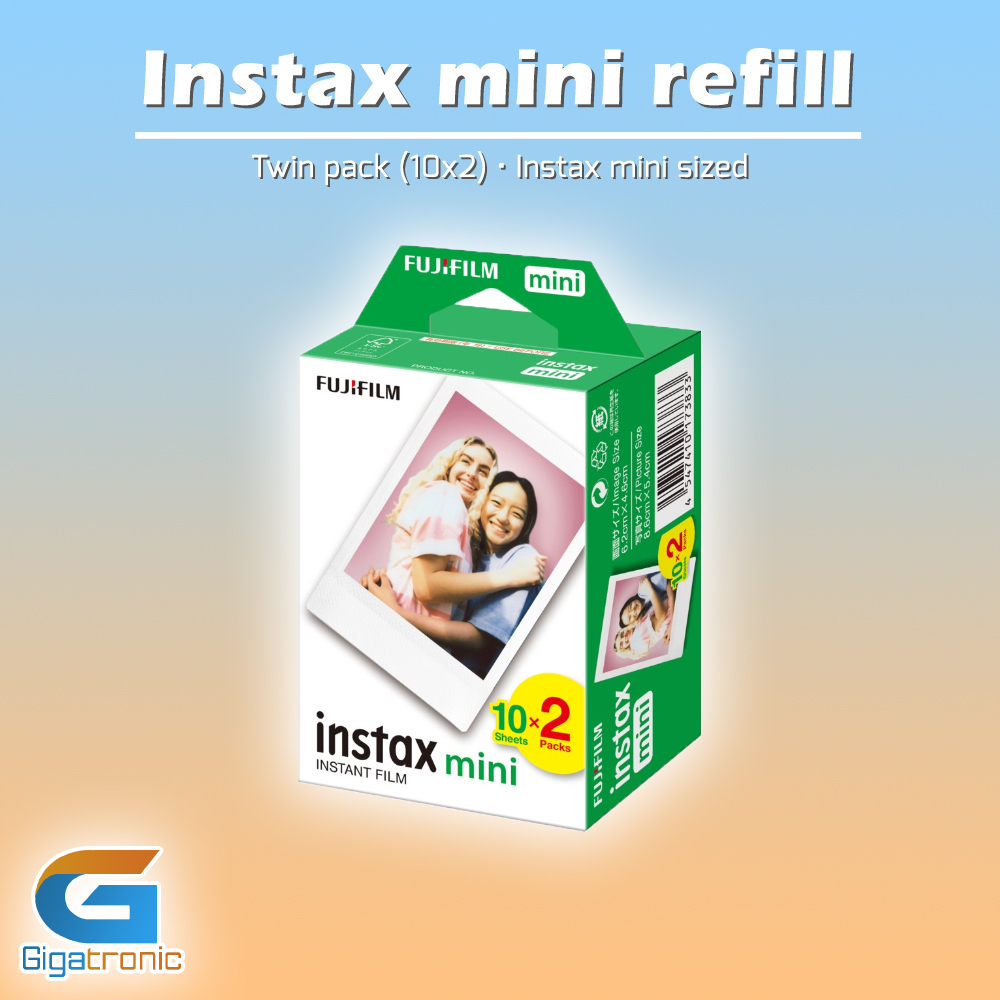 Jual Fujifilm instax mini Paper refill isi 20 (10 sheet x 2 packs ...