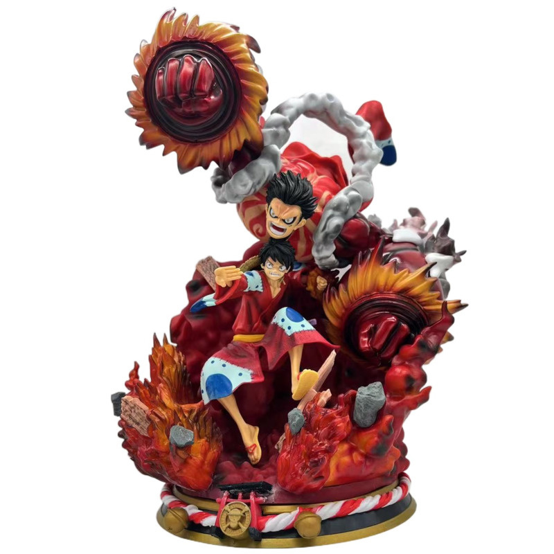 Jual Figure One Piece Luffy Gear 4 Oversize Statue 45 cm | Shopee Indonesia
