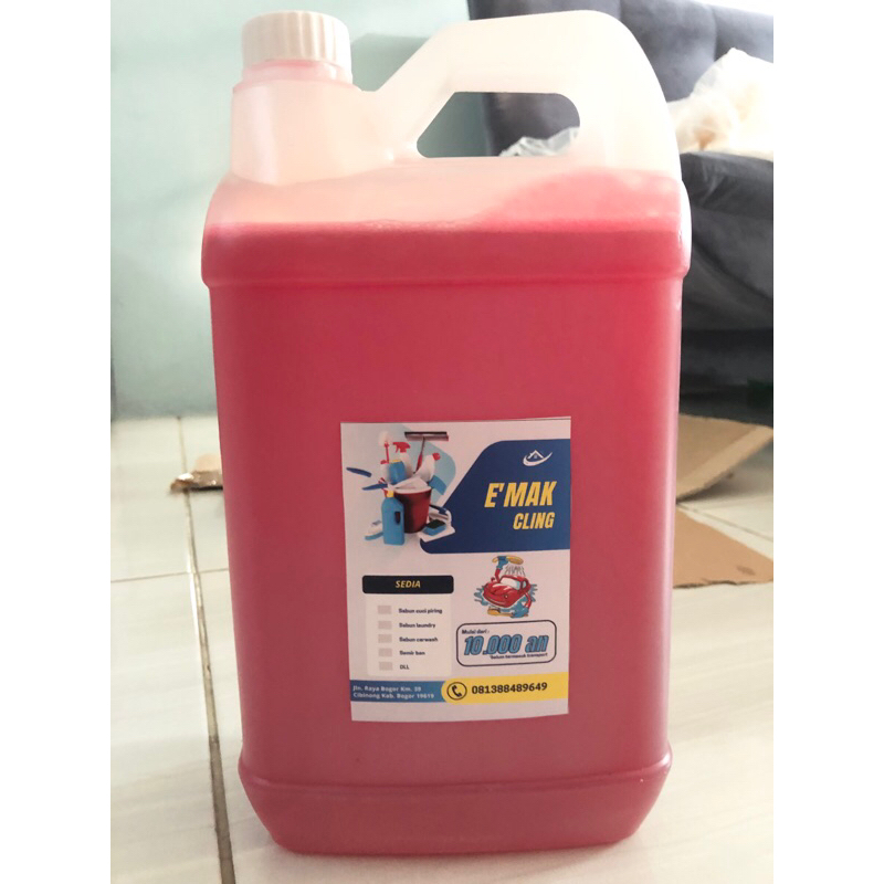 Jual EMAK CLING SABUN CUCI PIRING 5LITER | Shopee Indonesia