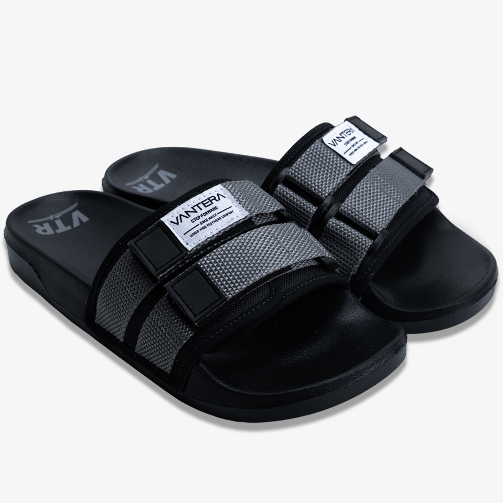 Jual Vantera Official - Onigawa Black | Sandal Slipper | Sandal Pria ...