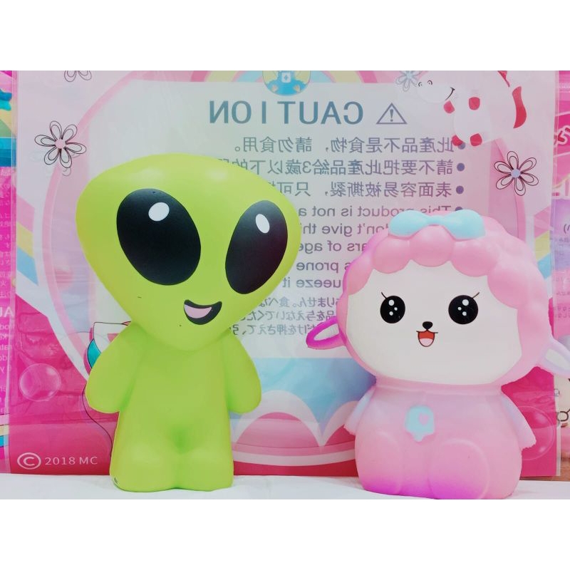 Jual Mainan Squishy Anak Karakter Alien//Squishy Karakter Domba ...
