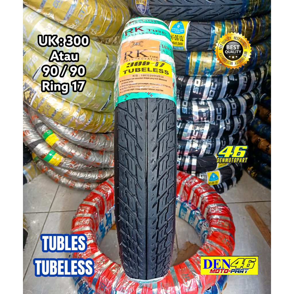 Jual TERMURAH - BAN LUAR MOTOR TUBELESS TUBELES & NON TUBLES 300 ATAU ...