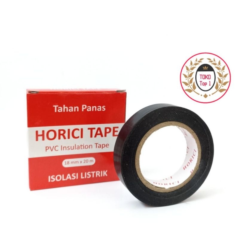Jual 18*20Y Isolasi Listrik pvc hitam Tahan panas HOKI TAPE / Isolasi ...